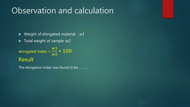 Shape tests of aggregate | PPTX