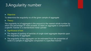 Shape tests of aggregate | PPTX