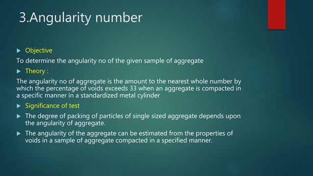 Shape tests of aggregate | PPTX