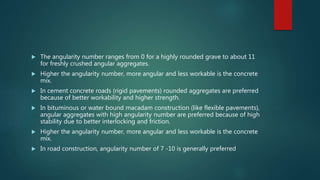 Shape tests of aggregate | PPTX