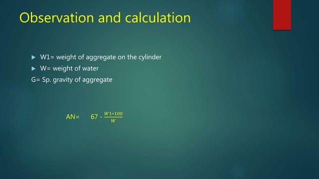 Shape tests of aggregate | PPTX