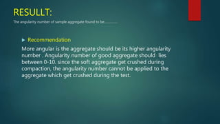 Shape tests of aggregate | PPTX