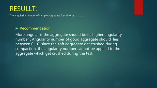 Shape tests of aggregate | PPTX