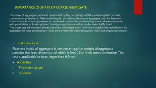 Shape tests of aggregate | PPTX