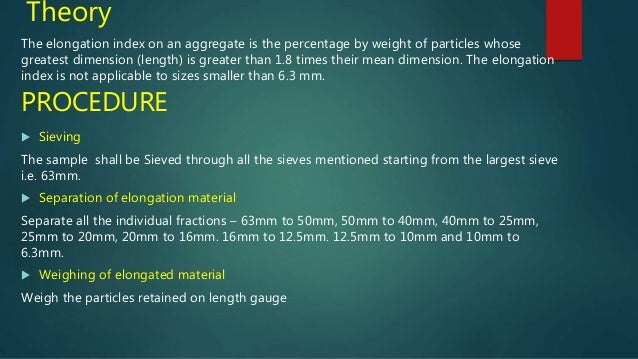 Shape Tests Of Aggregate