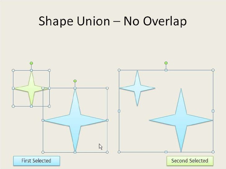Shape Union in PowerPoint