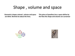 Shape,volume and space | PPT