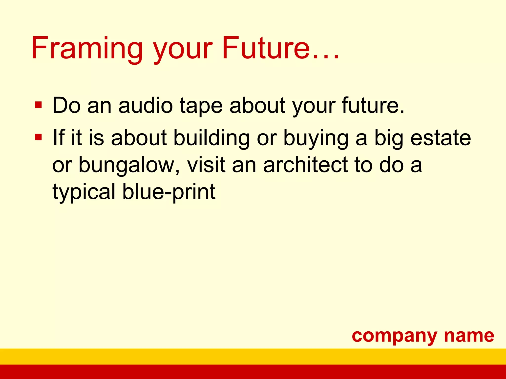 Shaping your future | PPTX