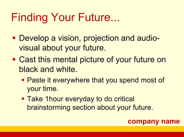 Shaping your future | PPT