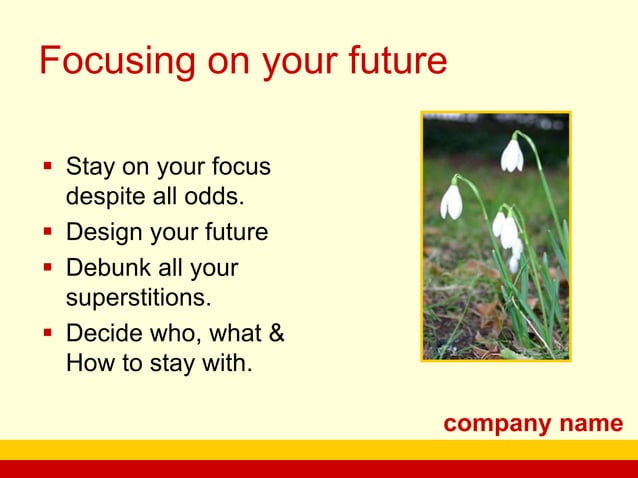 Shaping your future | PPT