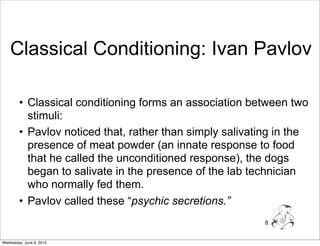 Shaping behaviors Agile Carolinas June 10, 2010 | PDF