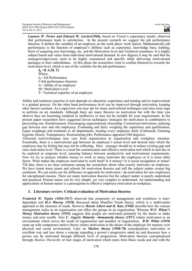 Shaping employee oriented human resource policies through analyzing ...