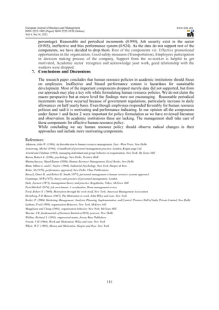 Shaping employee oriented human resource policies through analyzing ...