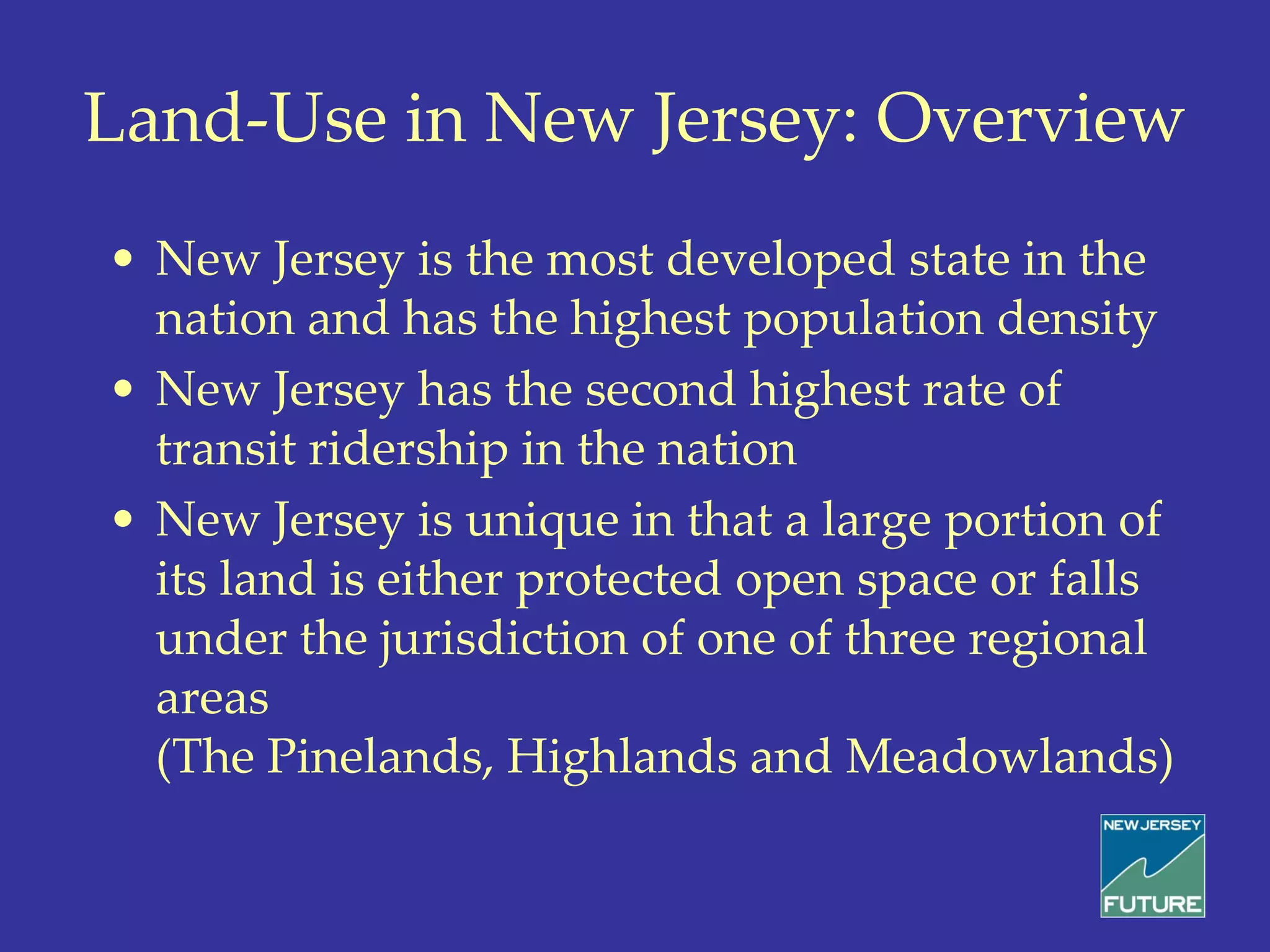 Trends in New Jersey Land Use | PDF