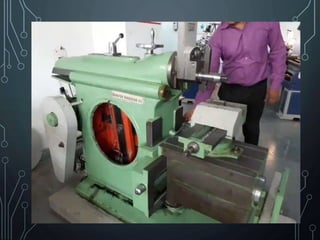 Shaping operation (Workshop Technology) | PPT