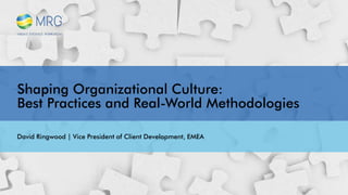 Shaping Organizational Culture: Best Practices and Real World ...