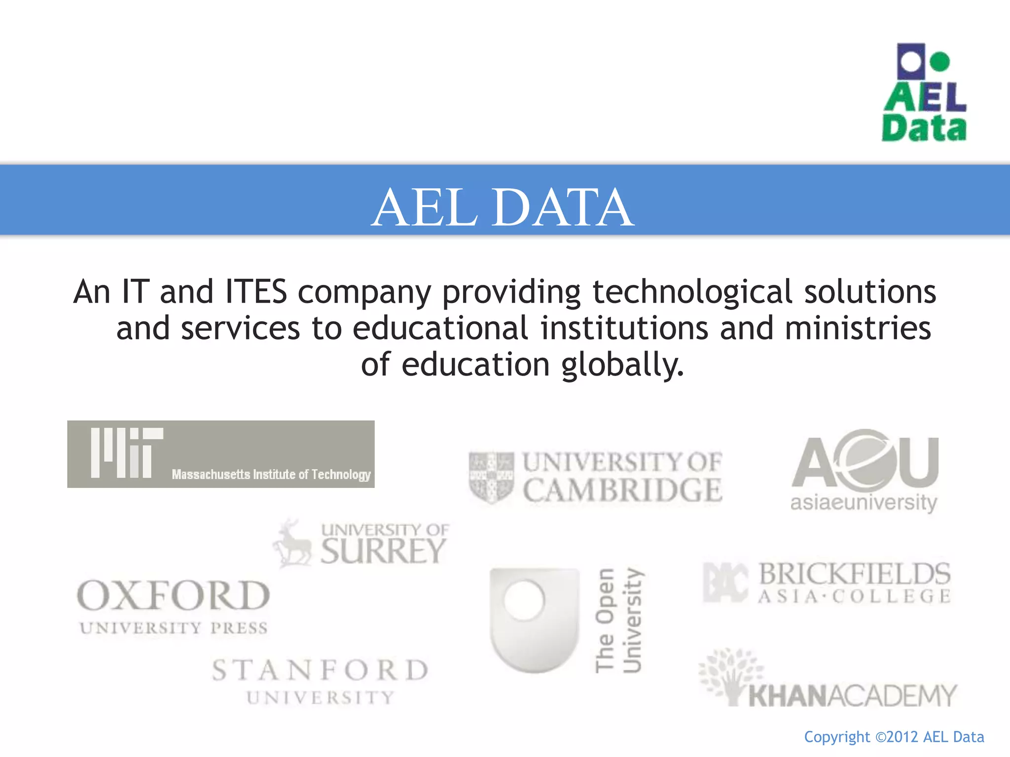 Shaping the Future of Education & Training with ICT | PPT