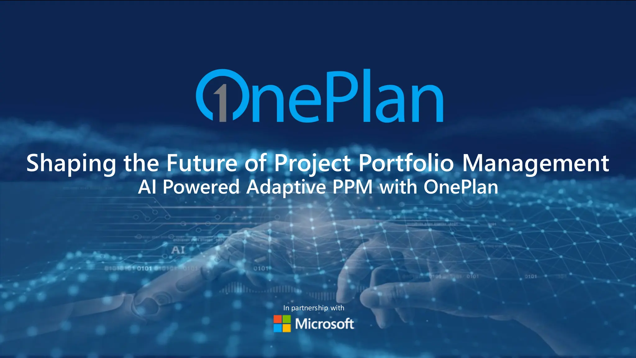 Shaping the Future of Project Portfolio Management – AI Powered Adaptive PPM with OnePlan | PPT