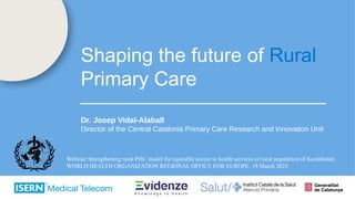 Shaping the future of Rural Primary Health Care | PPTX