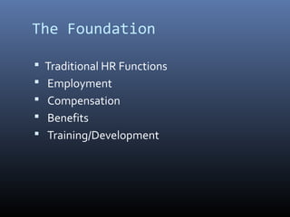 Shaping the role of human resource | PPT