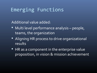 Shaping the role of human resource | PPT