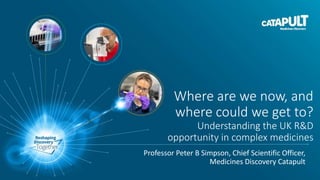 MDC Connects Series 2021 | A Guide to Complex Medicines: Where are we now, where could we get to ...