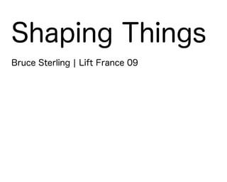 Shaping Things | PDF