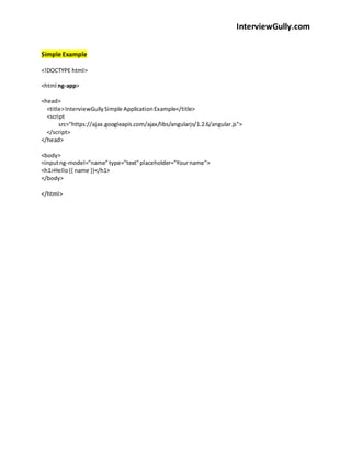 Shaping up with angular JS | PDF