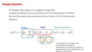 Shapley Tech Talk - SHAP and Shapley Discussion | PPTX