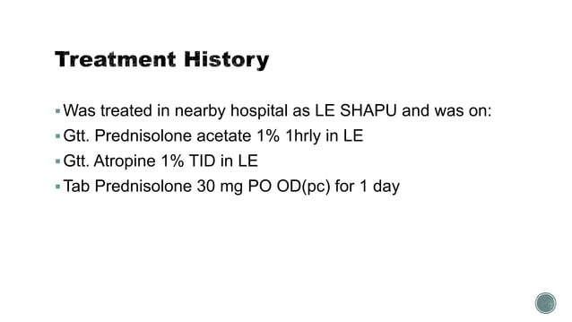 SHAPU ( Seasonal Hyperacute Panuveitis) case | PPTX