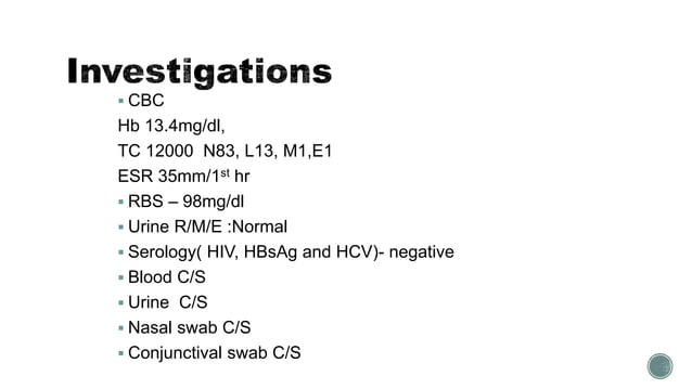 SHAPU ( Seasonal Hyperacute Panuveitis) case | PPTX