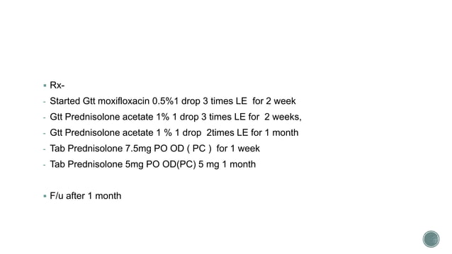 SHAPU ( Seasonal Hyperacute Panuveitis) case | PPT