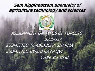 types of forest | PPTX