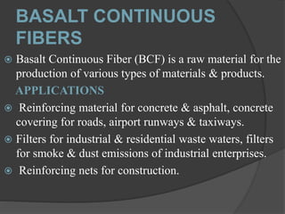 basalt fibre | PPTX