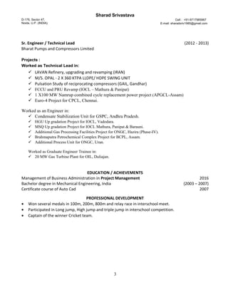 Sharad srivastava resume (1) | DOC
