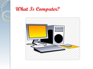 Presentation About Computer By Sharafat Ali | PPT