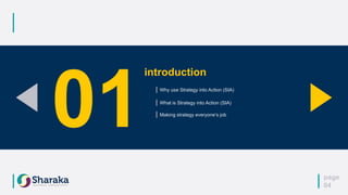Strategy into Action SIA | PPTX