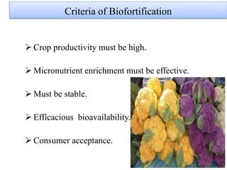 A COURSE SAMINAR ON BIOFORTIFICATION IN VEGETABLES : PROGRESS AND ...