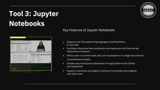 Top 5 Data Science Tools You Should Be Using in 2024 | IABAC | PPT