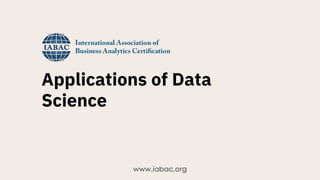 Applications of Data Science in Various Industries | PDF | Technology ...
