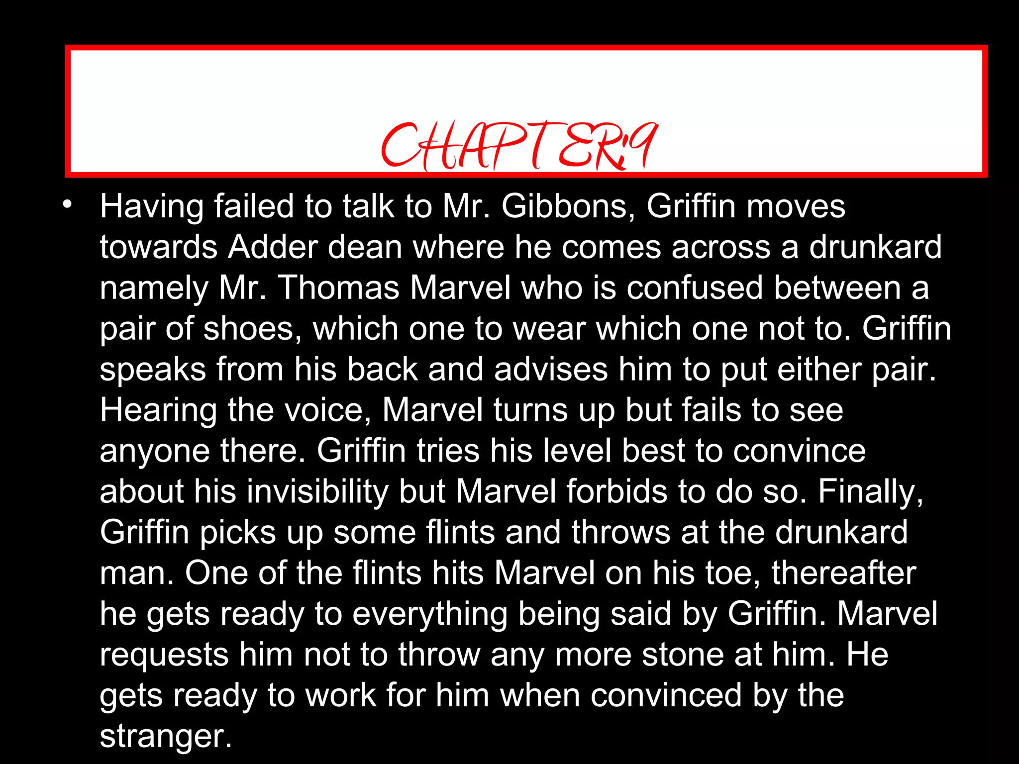 ppt on invisible man of class 12 | PPT