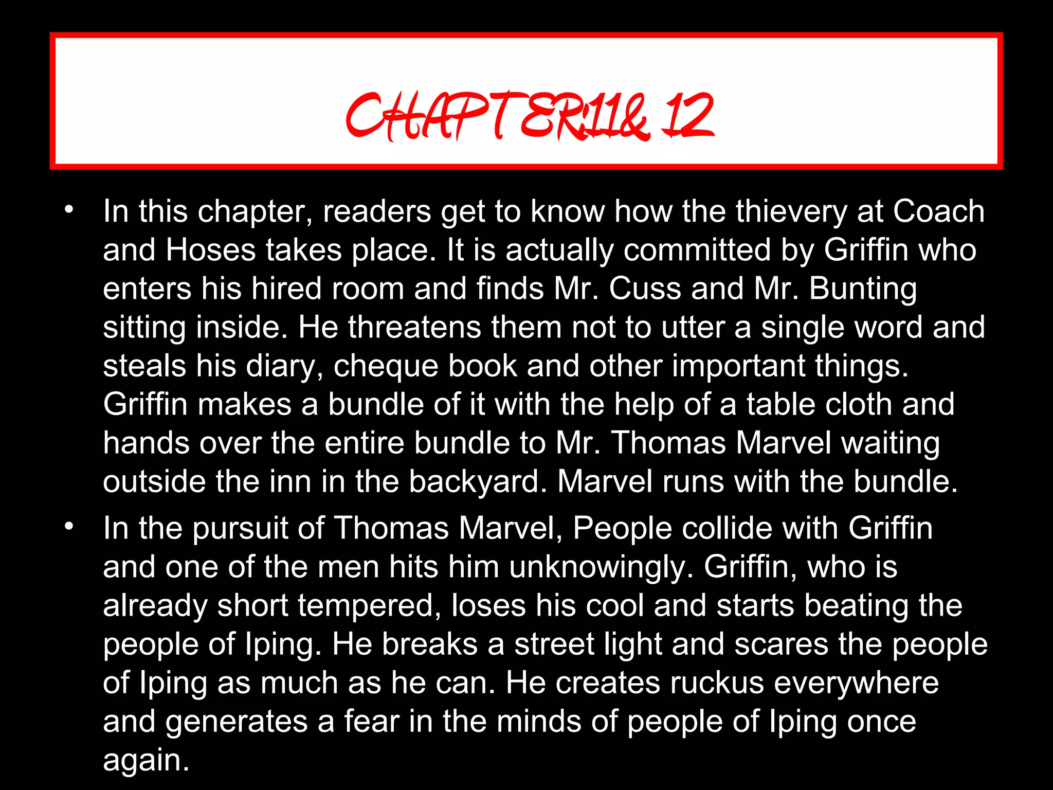 ppt on invisible man of class 12 | PPT