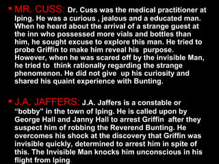ppt on invisible man of class 12 | PPT
