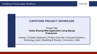 Notes sharing web application using Django | PPT