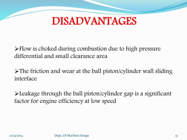 ball piston engine | PPTX | Physics | Science