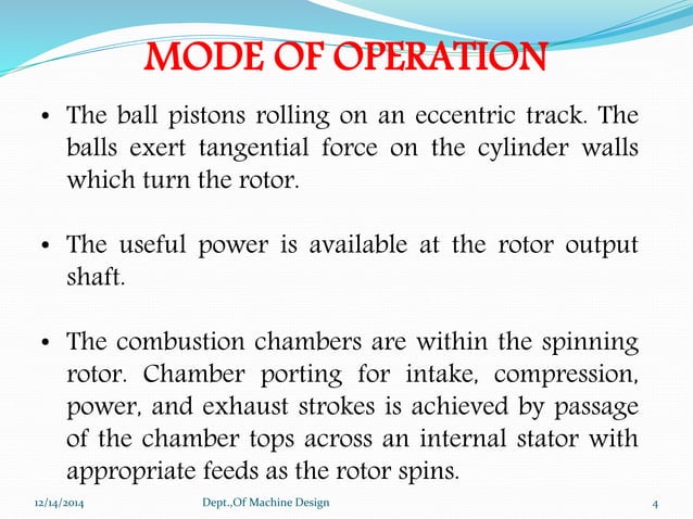 ball piston engine | PPTX | Physics | Science