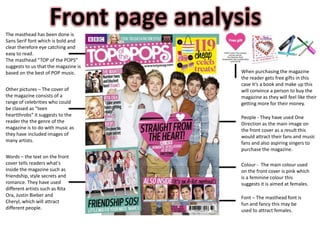 Magazine Analysis - Top Of The Pops | PPT