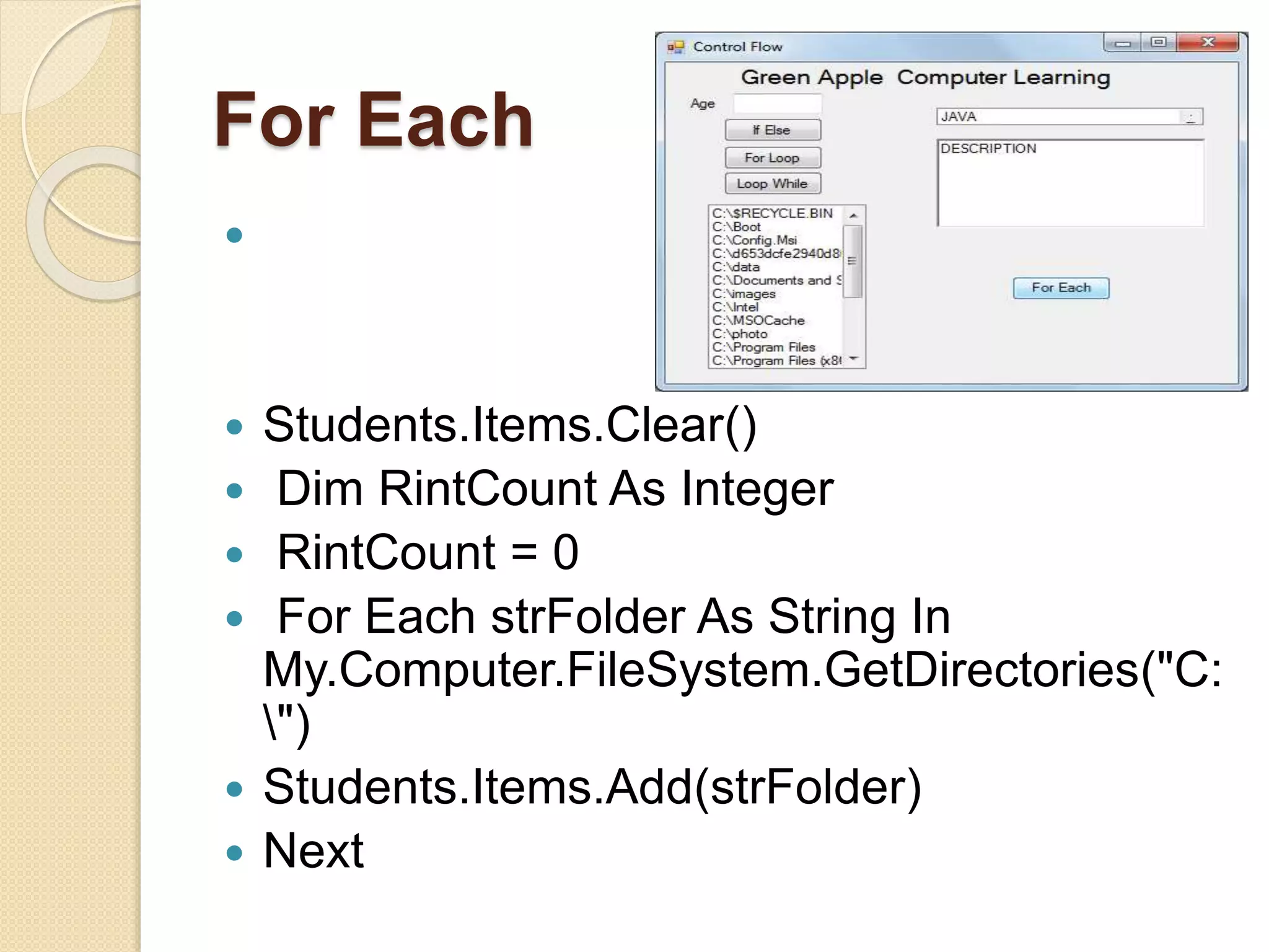 Sharbani bhattacharya VB Structures | PPT