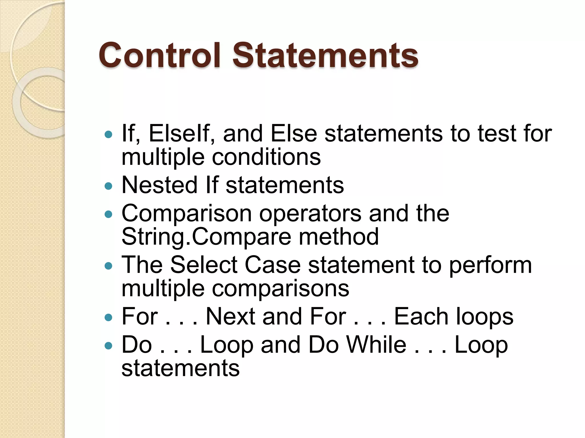 Sharbani bhattacharya VB Structures | PPT