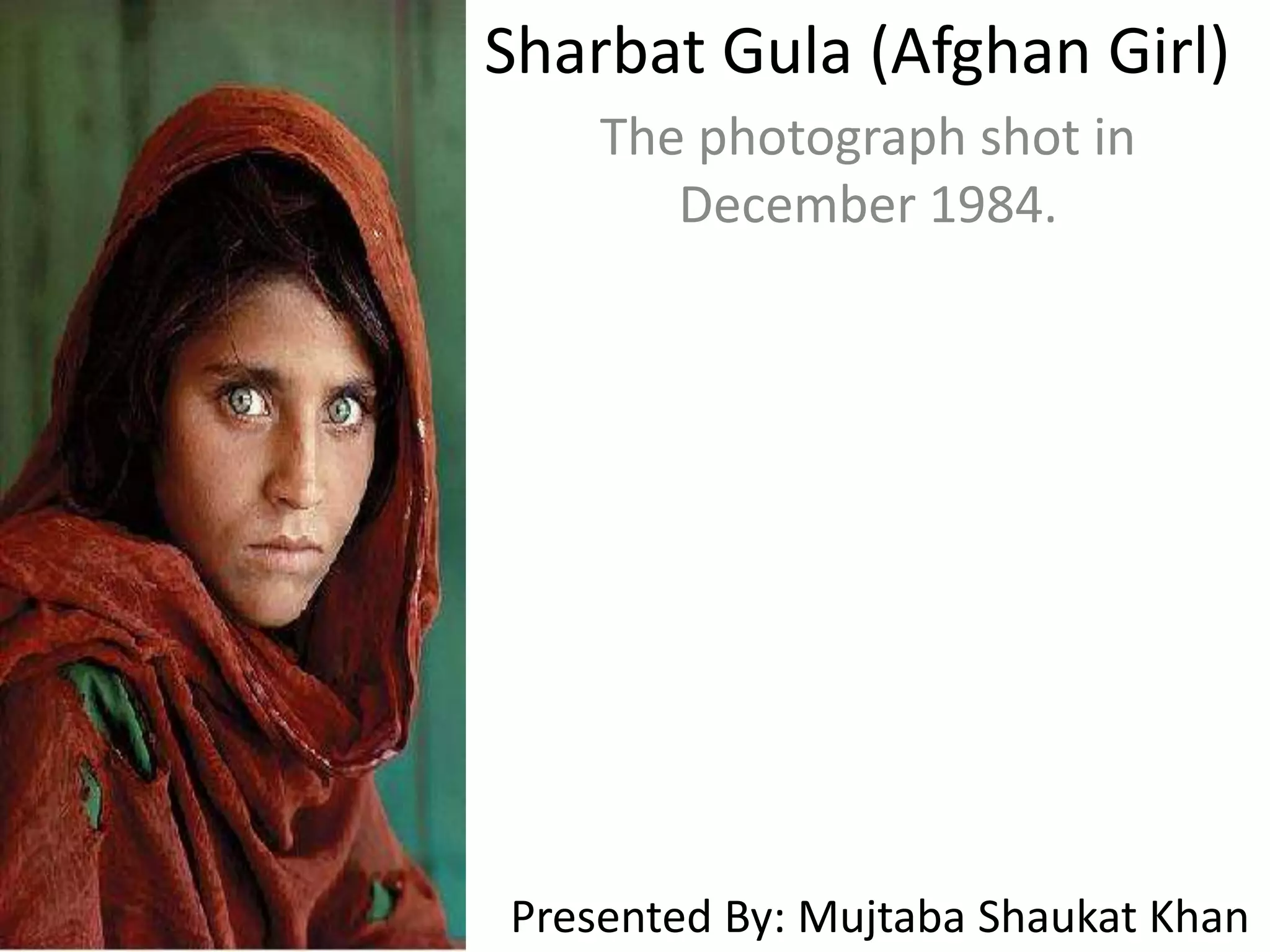 Sharbat gula (afghan girl) | PPT